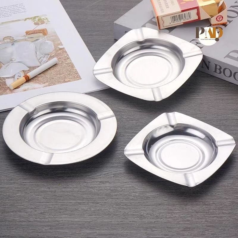 Jual ASBAK STAINLESS BULAT TEMPAT ABU ROKOK MANGKOK ROKO STAINLES ...