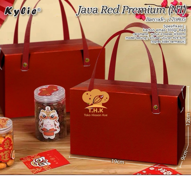 Jual JAVA PREMIUM - (1pcs) Box Kue Kotak Hampers Imlek | Shopee Indonesia