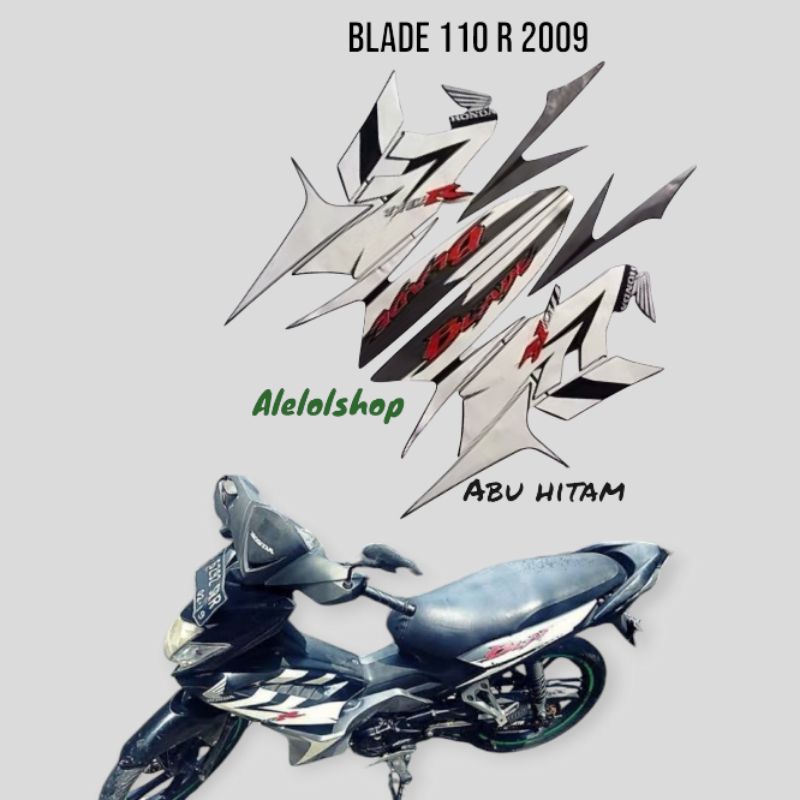 Jual STIKER STRIPING LIS LES POLET PLAT BODY MOTOR HONDA BLADE 110R ...