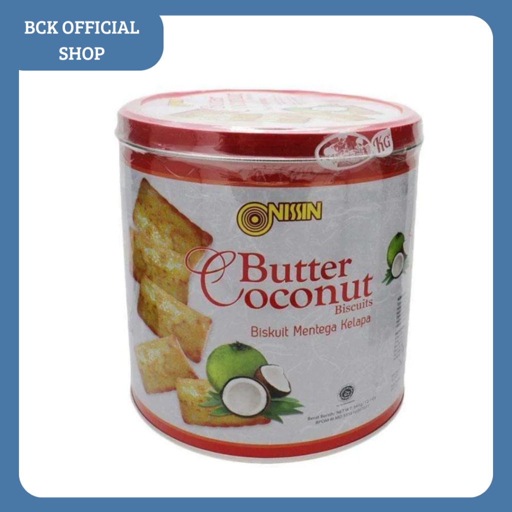 Jual Nissin Butter Coconut Roti Kaleng 345gr | Shopee Indonesia