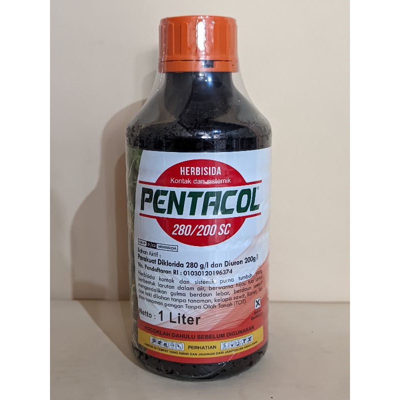 Jual Pentacol 280/200 SC Herbisida Kontak & Sistemik Kemasan 1 Liter ...