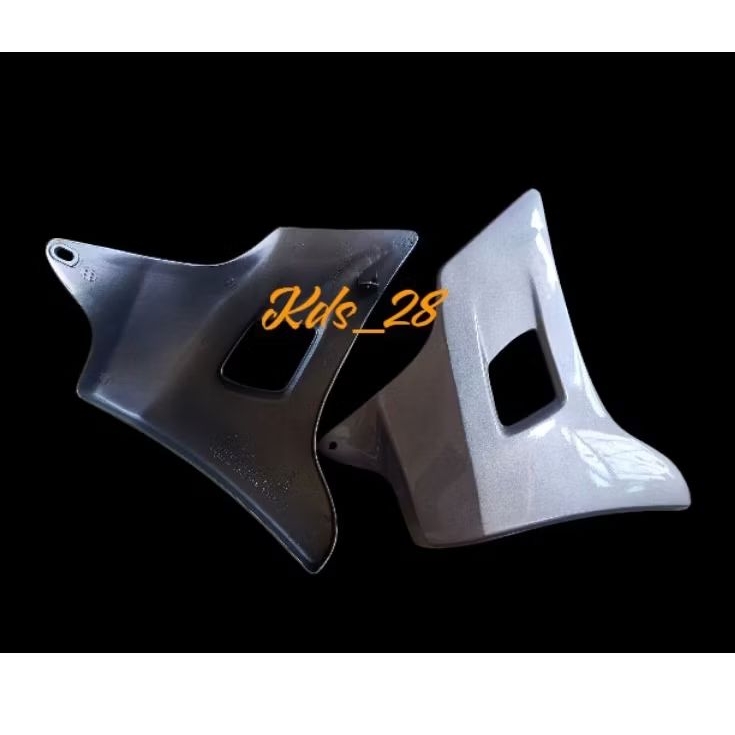 Jual DETAIL SET COVER SIDE RADIATOR NINJA KIS ORIGINAL PAINT SILVER KIS ...