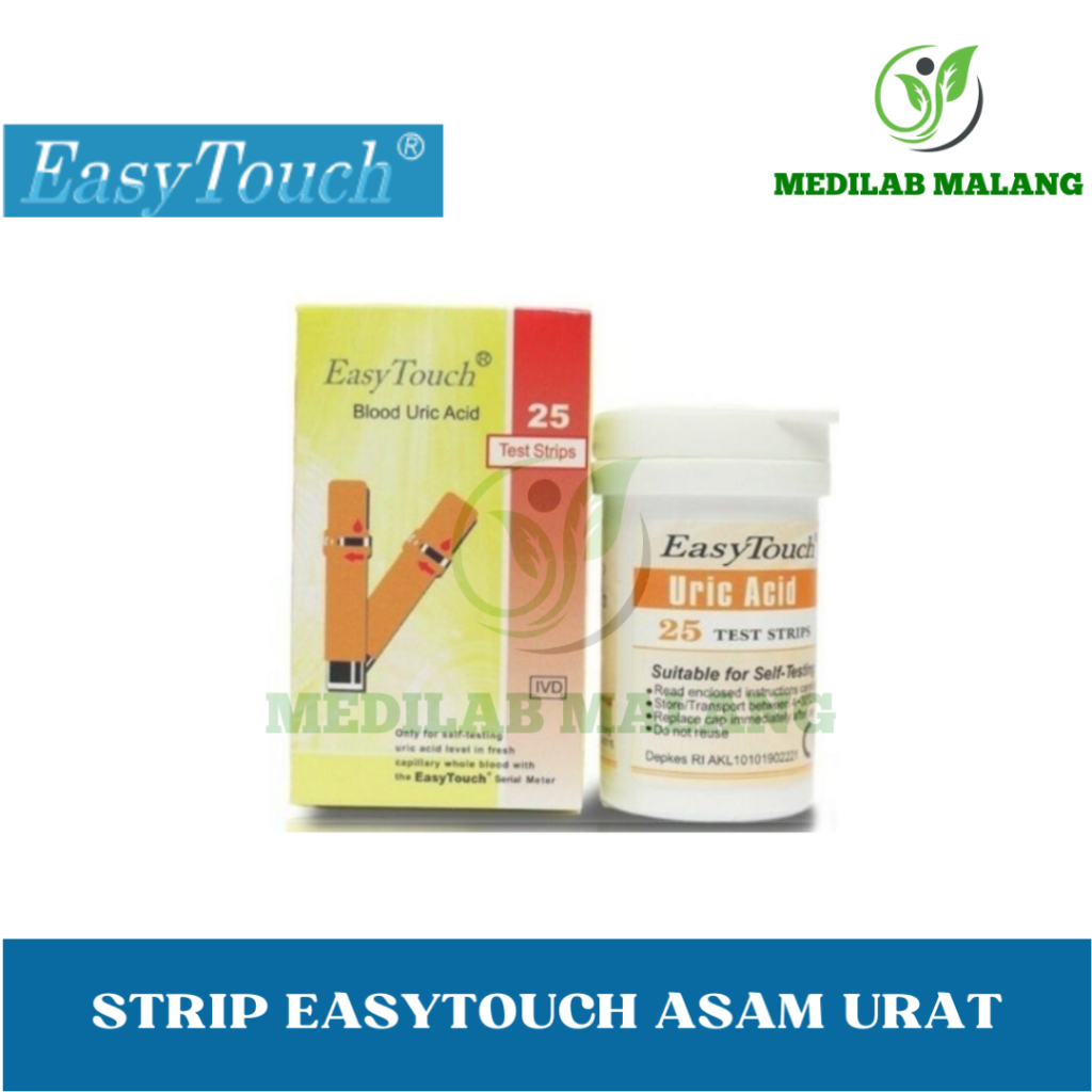 Jual EASYTOUCH - Strip Easytouch Asam Urat 25s | Shopee Indonesia
