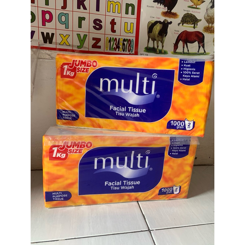 Jual [TERMURAH] PROMO 2pcs Tissue Multi 1000gr LEBIH HEMAT - Tissue ...