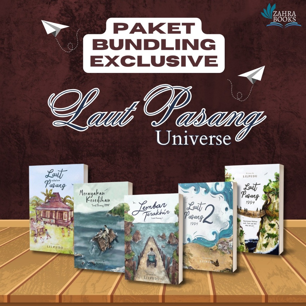 Jual Bundling Novel Laut Pasang 1994 1 2 3 , Merayakan Kesedihan & Laut ...