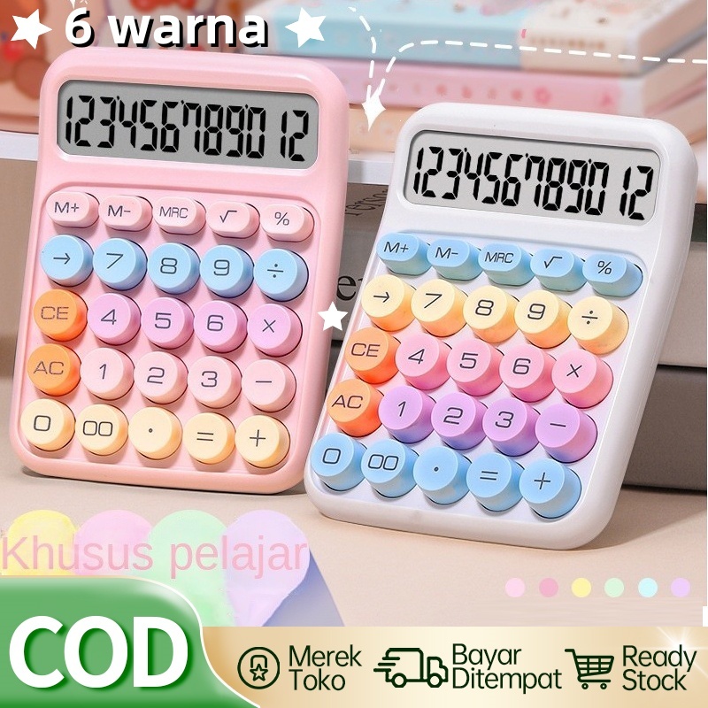 Jual kalkulator aesthetic,calculator multifunksional manis berwarna ...