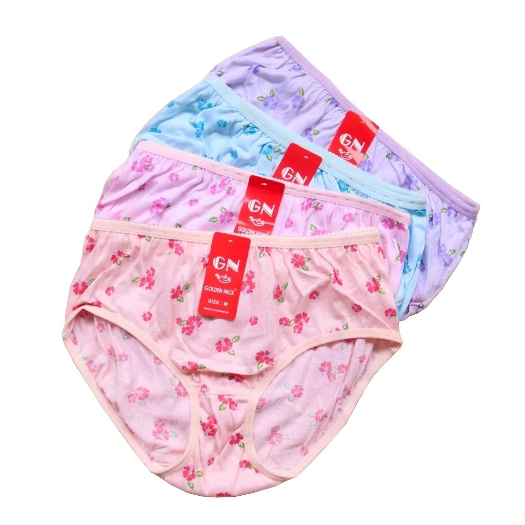 Jual ( 3pc ) CD Golden Nick 937s | Celana Dalam Wanita Motif Sablon | CD Wanita | Golden Nick ...