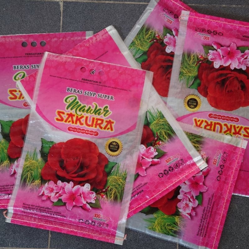 Jual Karung Beras 10 Kg – Mawar Sakura | Shopee Indonesia