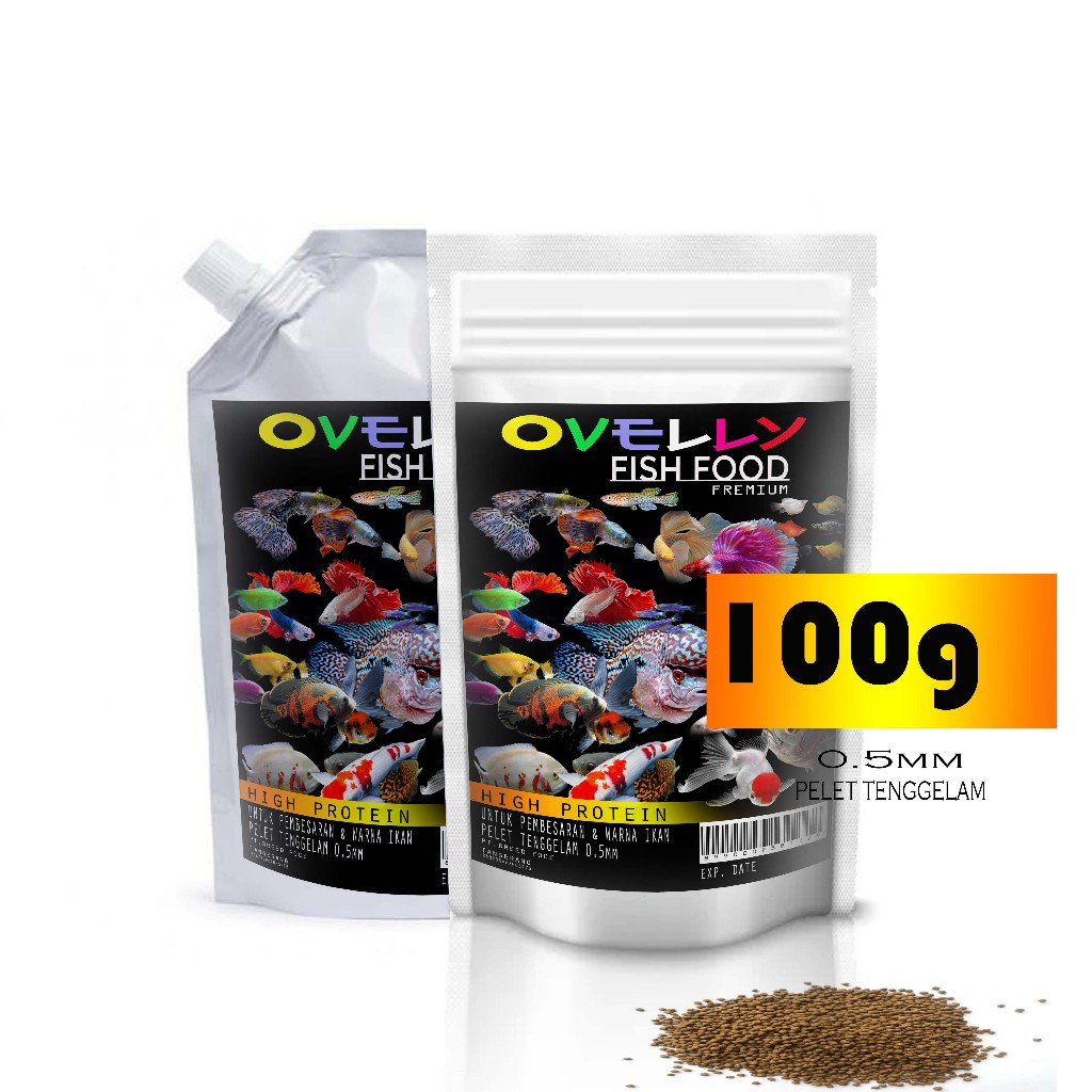 Jual Pelet ikan protein tinggi 100g sampai 1Kg | Shopee Indonesia