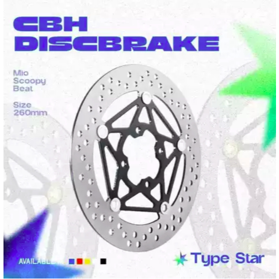 Jual PIRINGAN CAKRAM DEPAN BULAT DUCATI 260MM MERK CBH Untuk Motor Beat ...