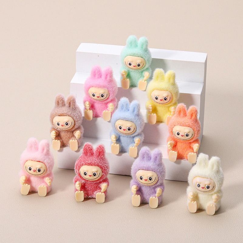 Jual (1Pcs) C11 Figure Resin 3D Labubu Seat Beludru Velvet Popmart ...