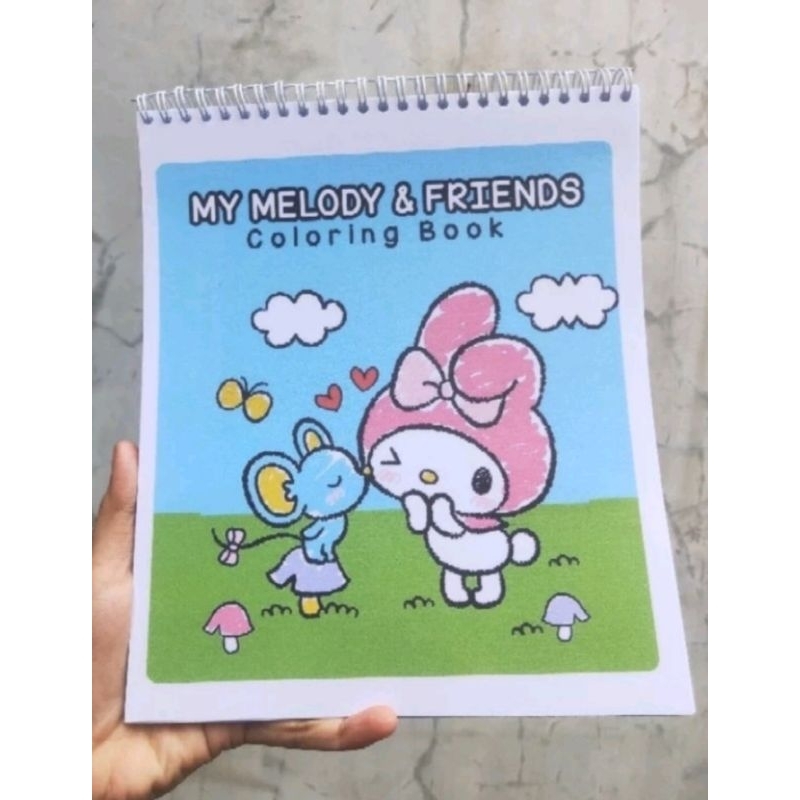 Jual 26hal MY MELODY BUKU MEWARNAI ANAK COLORING BOOK | Shopee Indonesia