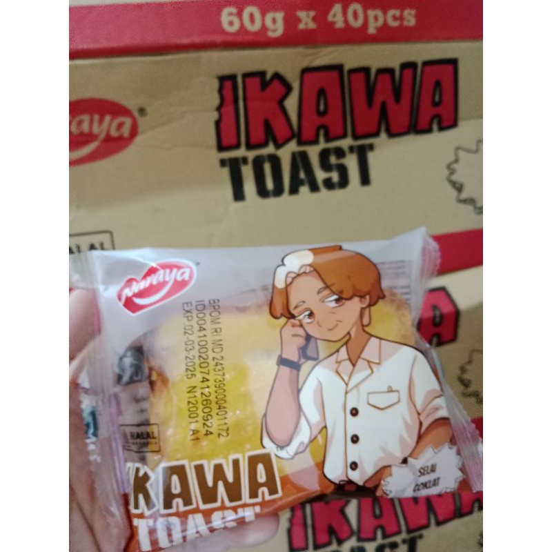 Jual NARAYA IKAWA TOAST (1DUS ISI 40 bungkus) HALAL | Shopee Indonesia