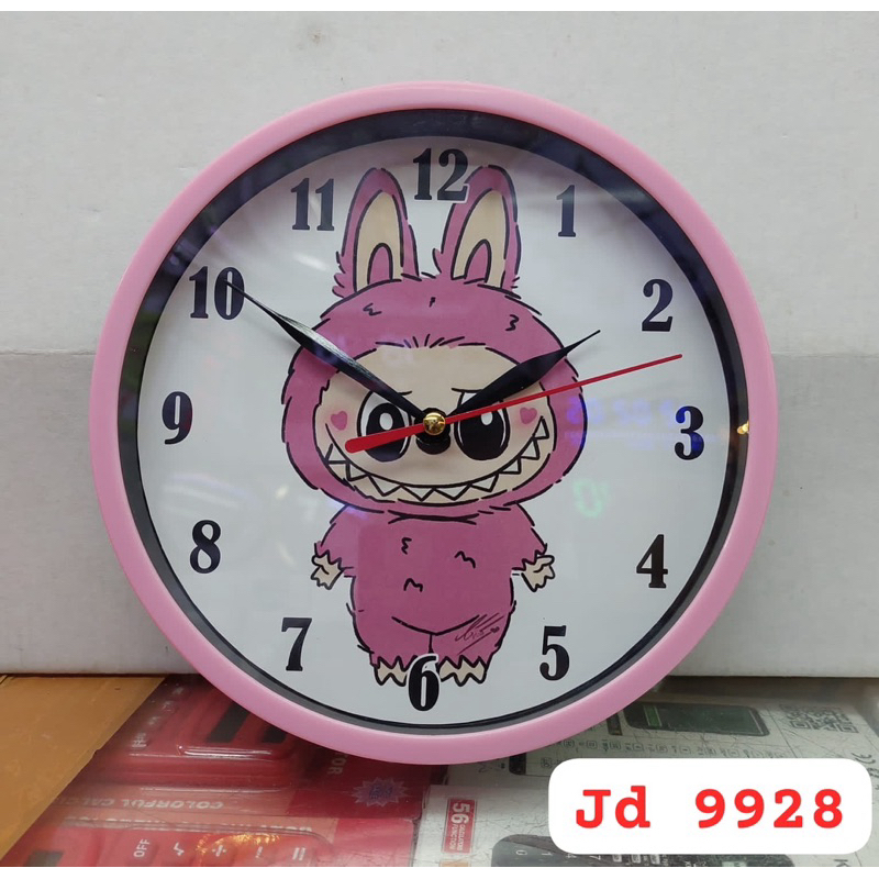 Jual Jam Dinding dan Meja Kartun LABUBU Minimalis LABUBU Ukuran 18cm ...