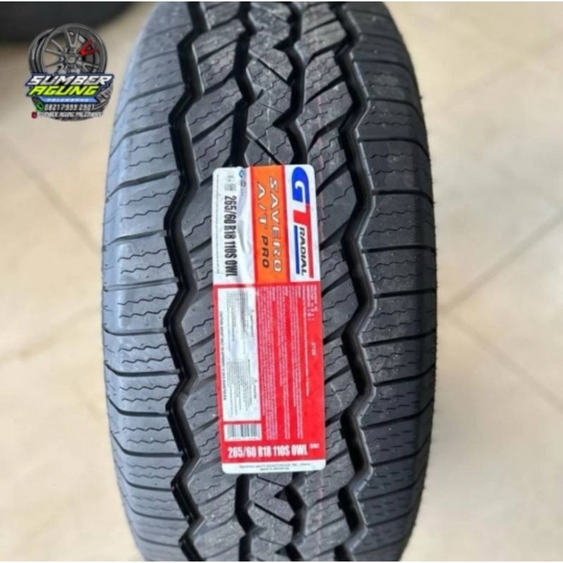 Jual Ban Mobil GT Radial Savero A/T Pro 265/60 R18 | Shopee Indonesia