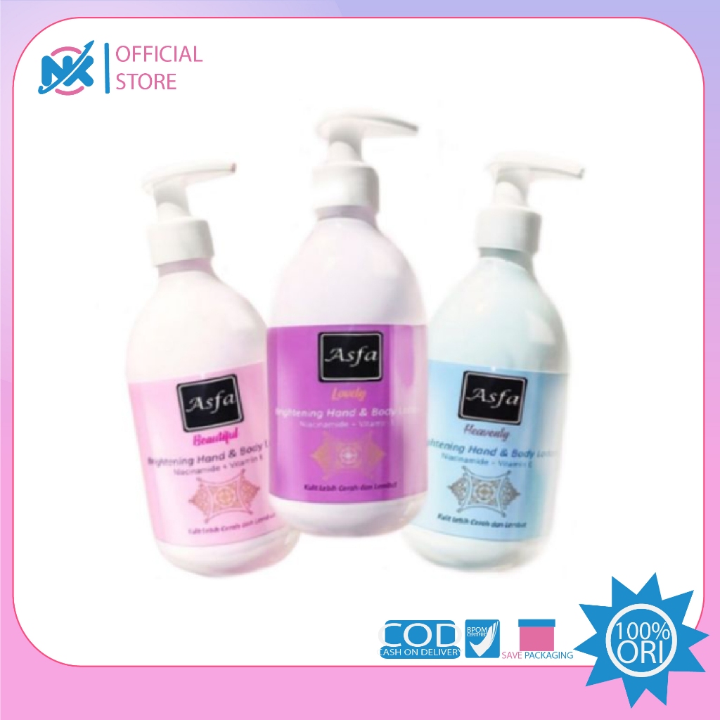 Jual Asfa Brightening Hand & Body Lotion 300ml | Shopee Indonesia