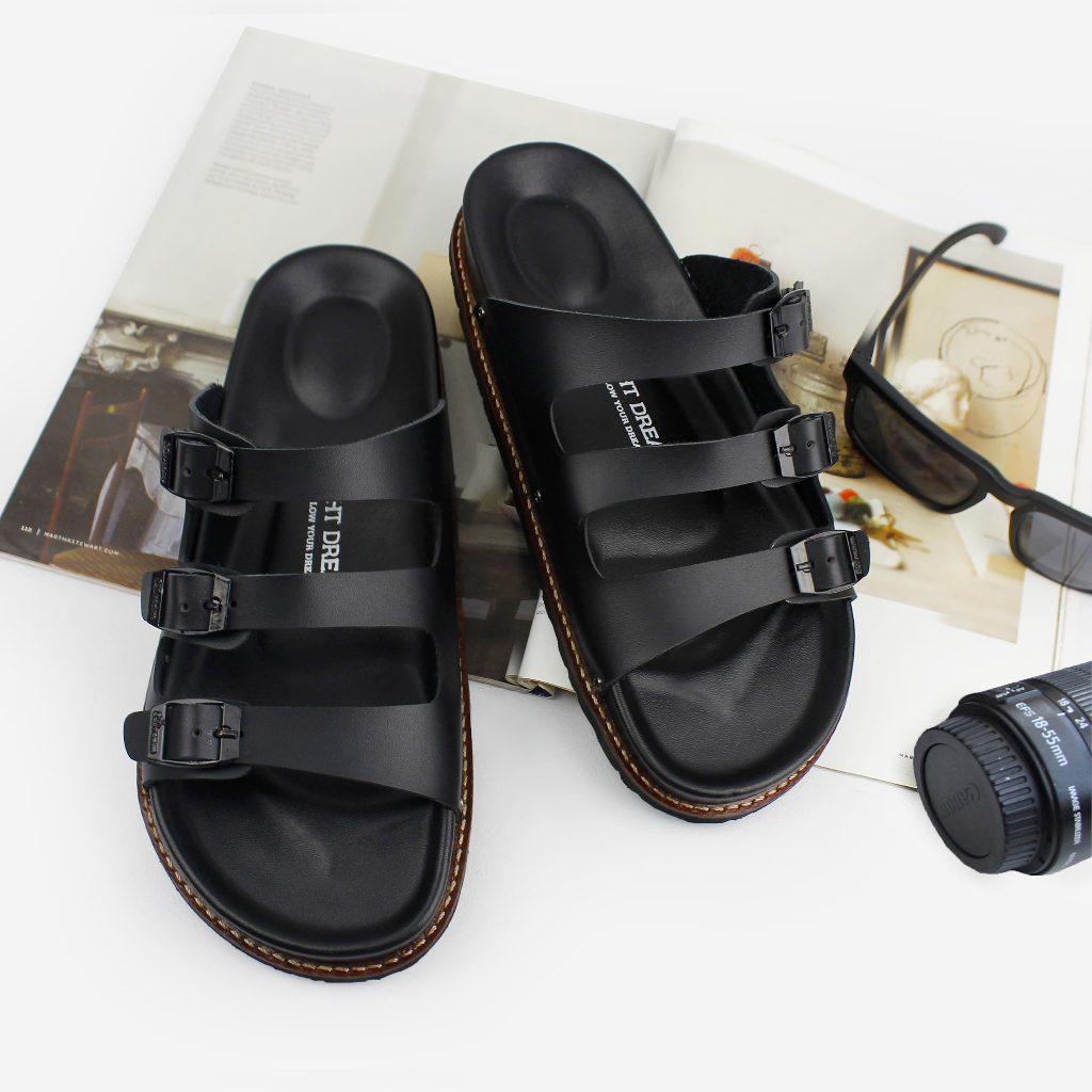 Jual ED Eight Dream - Kama Modern Sandal Casual Pria Wanita Sendal Main ...