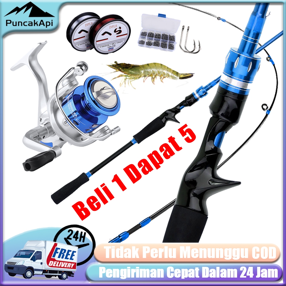 Jual Pancing Pemula Paket PemulaJoran Pancing Set Reel Pancing Murah 1 ...