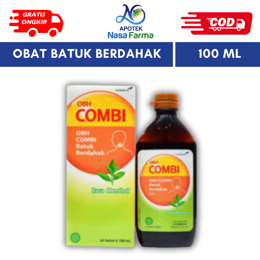 Jual OBH COMBI BATUK BERDAHAK MENTHOL SIRUP @100 ML | Shopee Indonesia