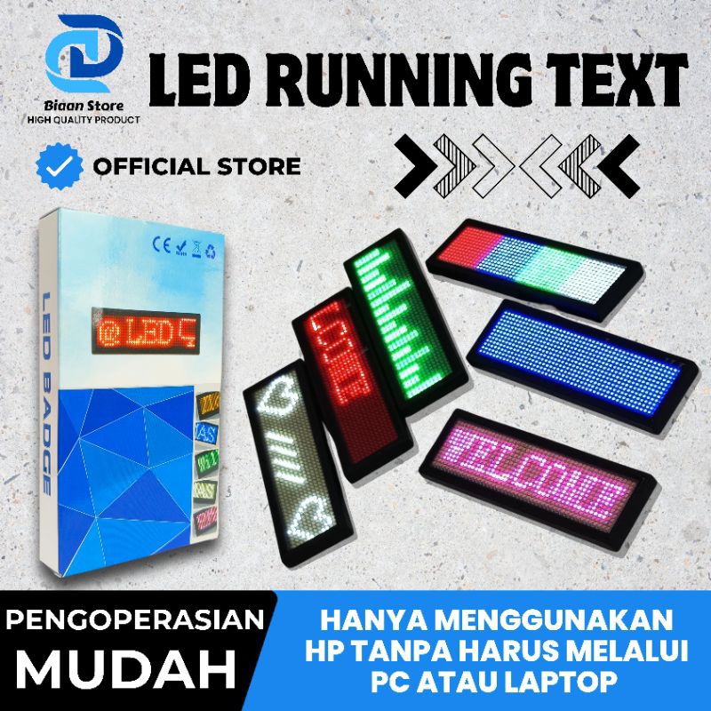 Jual LED Nametag/LED Badge Custom/Nametag Elektronik/Badge Elektronik | Shopee Indonesia