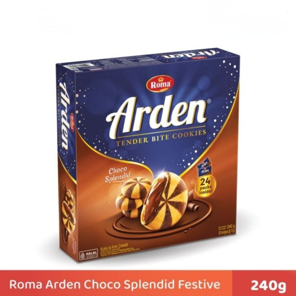 Jual Roma Arden Tender Bite Cookies 240gr (isi 24pack) Kukis Isi Krim ...