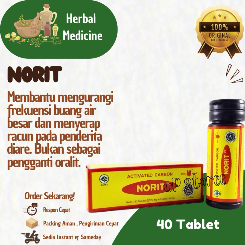 Jual Norit 40 Tablet - Obat Diare | Shopee Indonesia