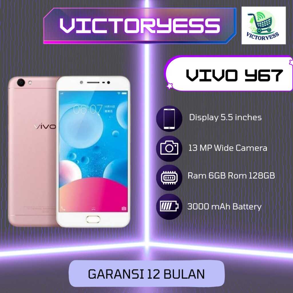 Jual VIVO Y67 RAM 6/128GB GARANSI 12 BULAN | Shopee Indonesia