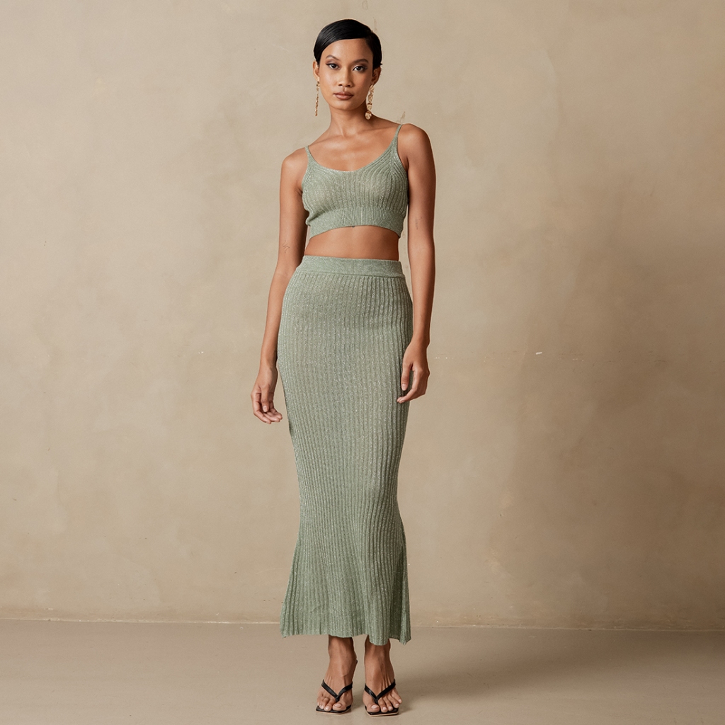 Jual Willow Knit Glitter Set - Green | Shopee Indonesia