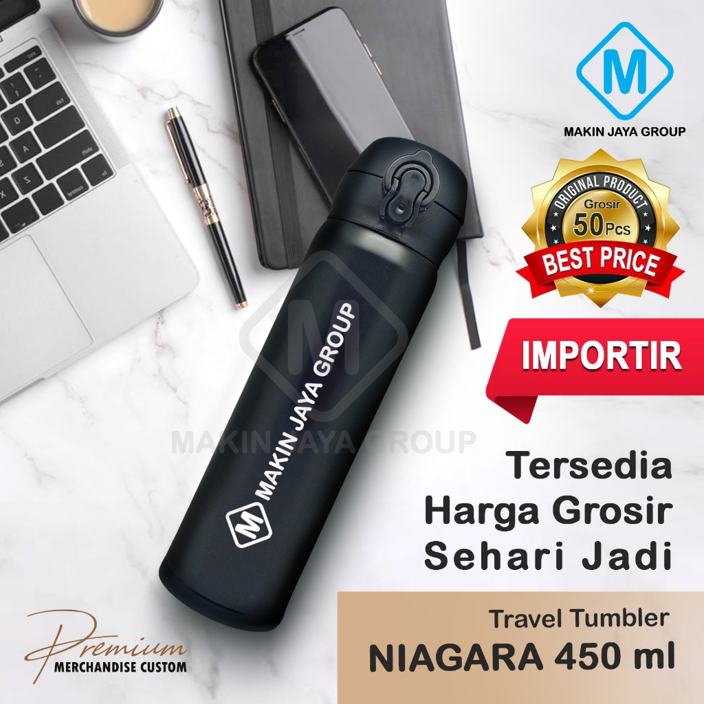 Jual CUSTOM GRAFIR LASER TUMBLER NIAGARA 500ML STAINLESS SUS 304 MJG ...