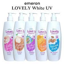 Jual Emeron Body Lotion Emeron Lovely White UV ALL VARIAN 500ML / Natural ALL Varian 400 ML ...