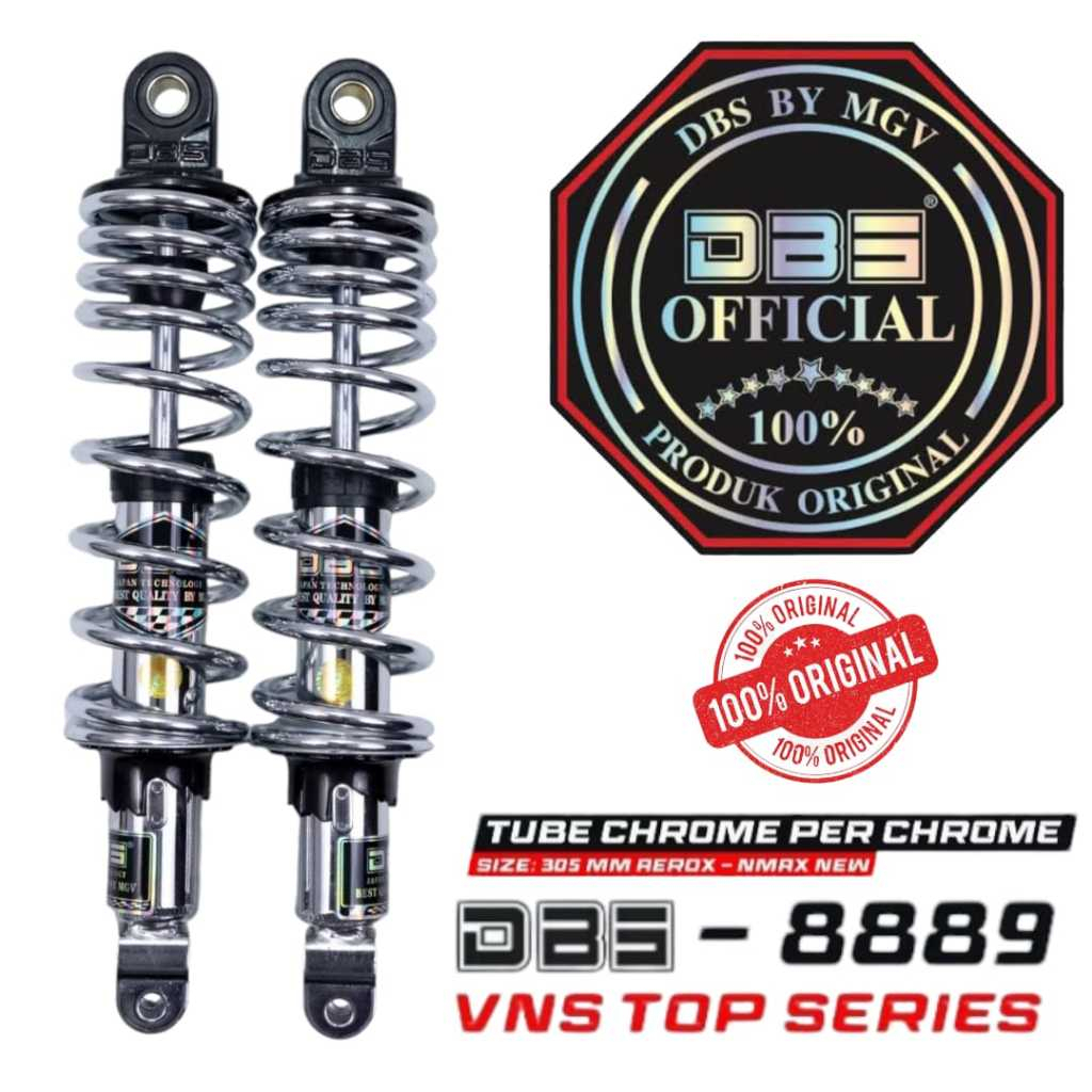 Jual DBS 8889 VNS TOP SERIES 305 MM CHROME SHOCK BELAKANG AEROX/NMAX ...