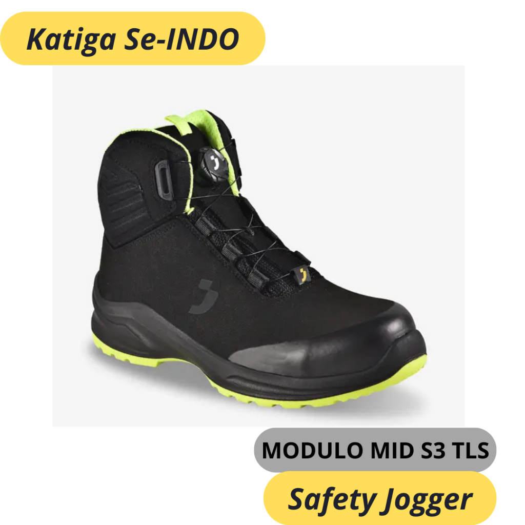 Jual Sepatu Safety Jogger Type MODULO S3S MID TLS | Shopee Indonesia