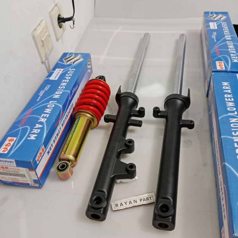 Jual SHOCK DEPAN TABUNG+BELAKANG SATRIA FU SATRIA FU (1SET KANAN KIRI ...