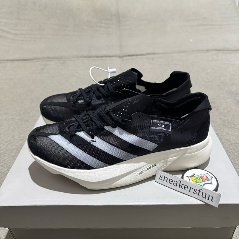 Jual Y3 X ADDAS ADIZERO ADIOS PRO 3 BLACK WHITE PREMIUM ORIGINAL ...