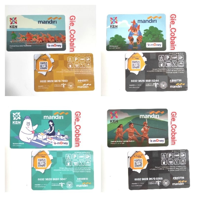 Jual Emoney mandiri Edisi KEN Wonderful Indonesia | Shopee Indonesia