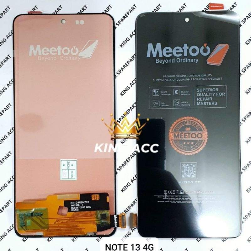 Jual MEETOO LCD TOUCHSCREEN XIAOMI REDMI NOTE 13 4G BLACK MEETOO | Shopee Indonesia