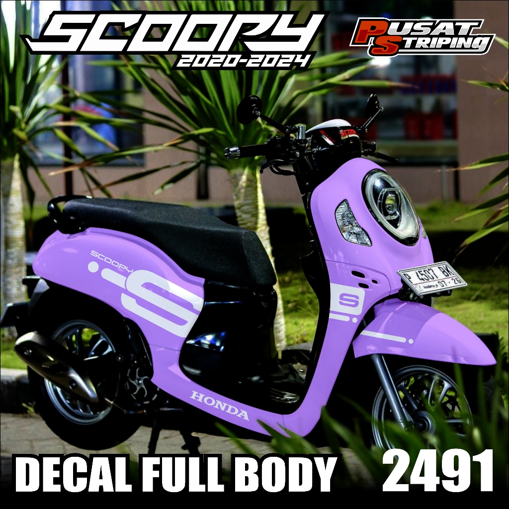 Jual Decal scoopy full body Full Blok Sticker Scopy Dekal New Fi 2020 ...