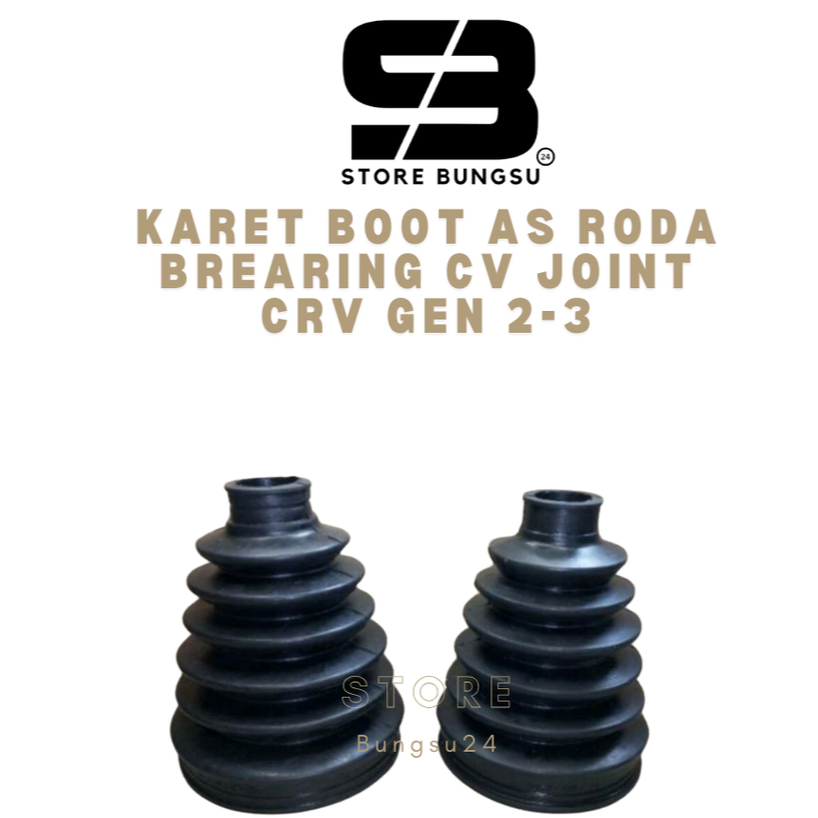 Jual SPAREPART MOBIL KARET BOOT AS RODA BREARING CV JOINT CRV Gen 2-3 ...