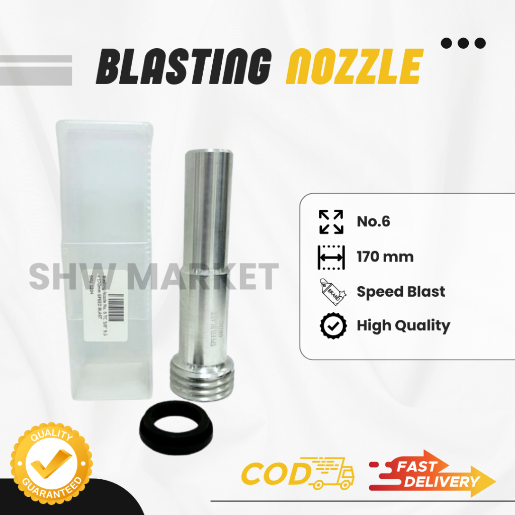 Jual Blasting Nozzle No 6 Nosel Blasting Speed Blast - 1204 | Shopee Indonesia