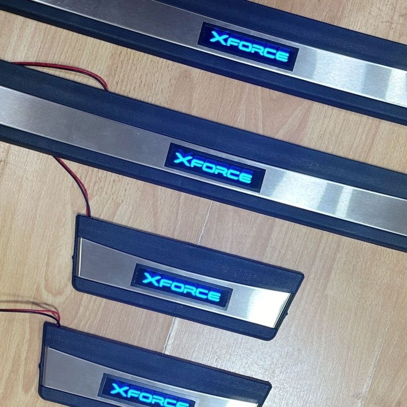 Jual Sillplate LED samping XFORCE X FORCE LED NYALA BIRU | Shopee Indonesia