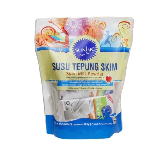Jual Susu SUNLAC INSTANT Skim Milk Powder (15Sachet x 20g) | Shopee ...