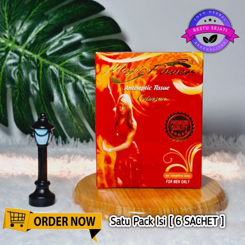 Jual Tissue Magic Power Merah Original 1 pack isi [ 6 SACHET ] | Shopee ...