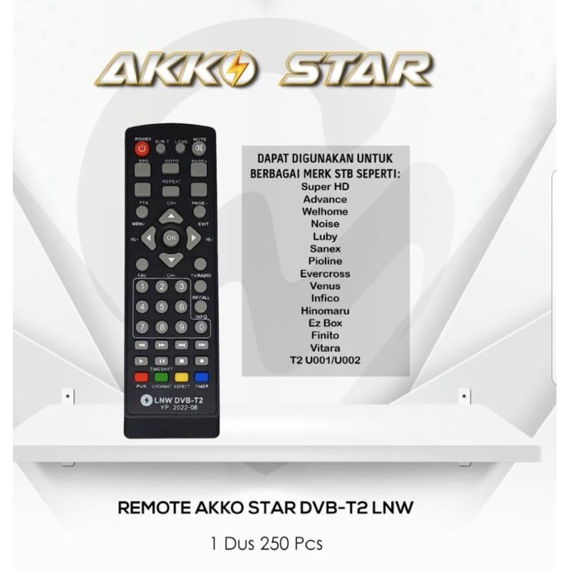 Jual Remote STB remot set up box multi super hd advance welhome noise ...