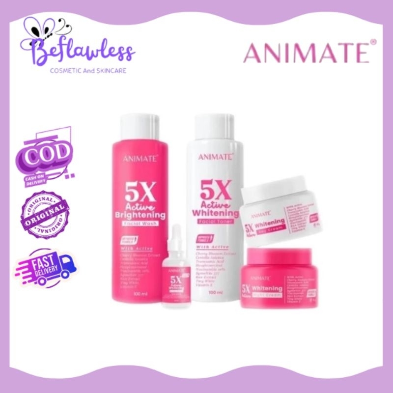 Jual ANIMATE 5x Active Whitening Series 5in1 | Shopee Indonesia