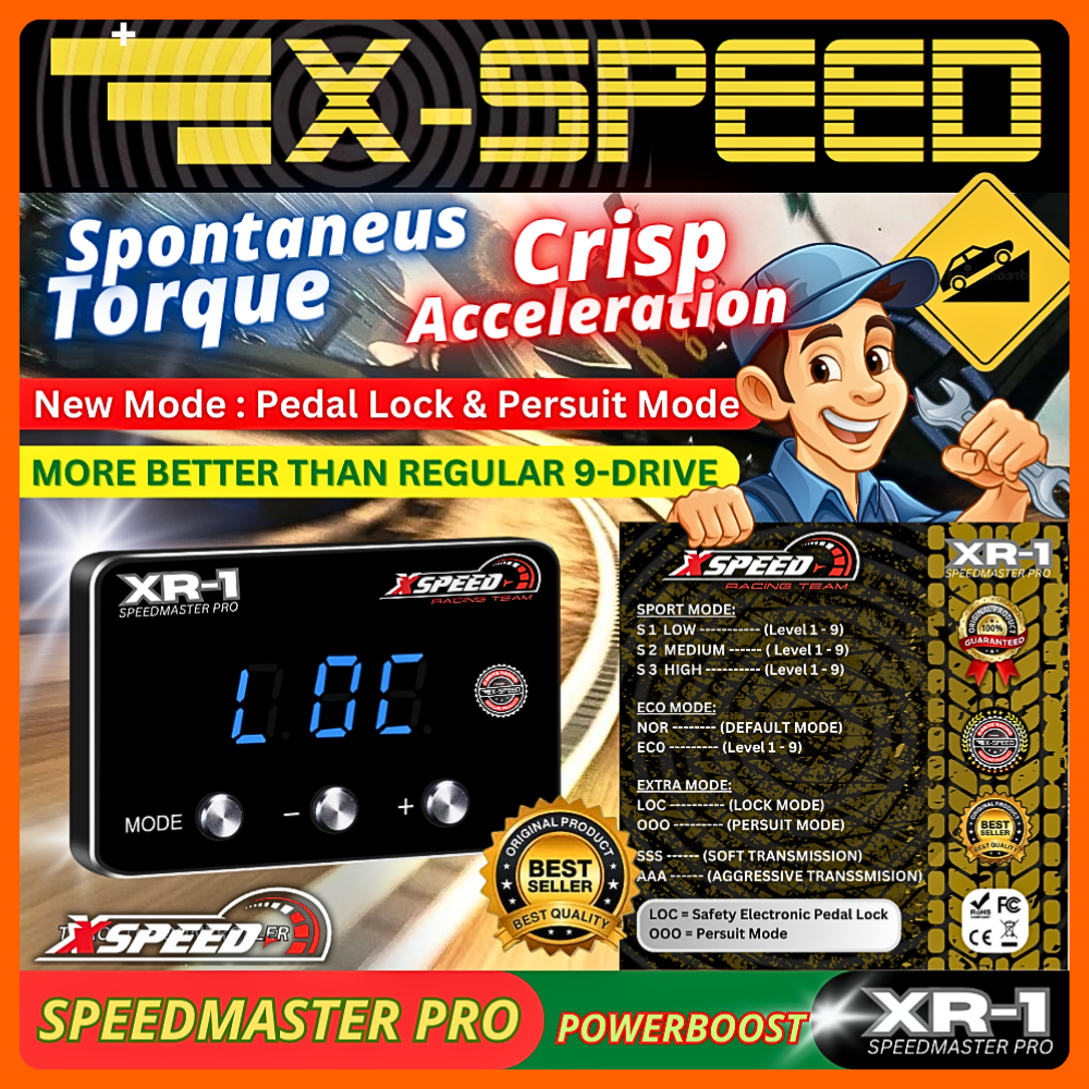 Jual XSPEED PRO XR1 9 Drive throttle controller piggyback remap Reborn ...