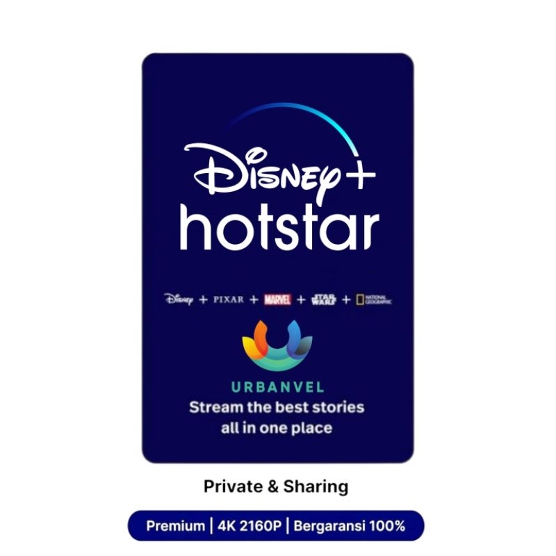 Jual DISNEY HOTSTAR 1 BULAN PREMIUM RESMI UHD 4K | Shopee Indonesia