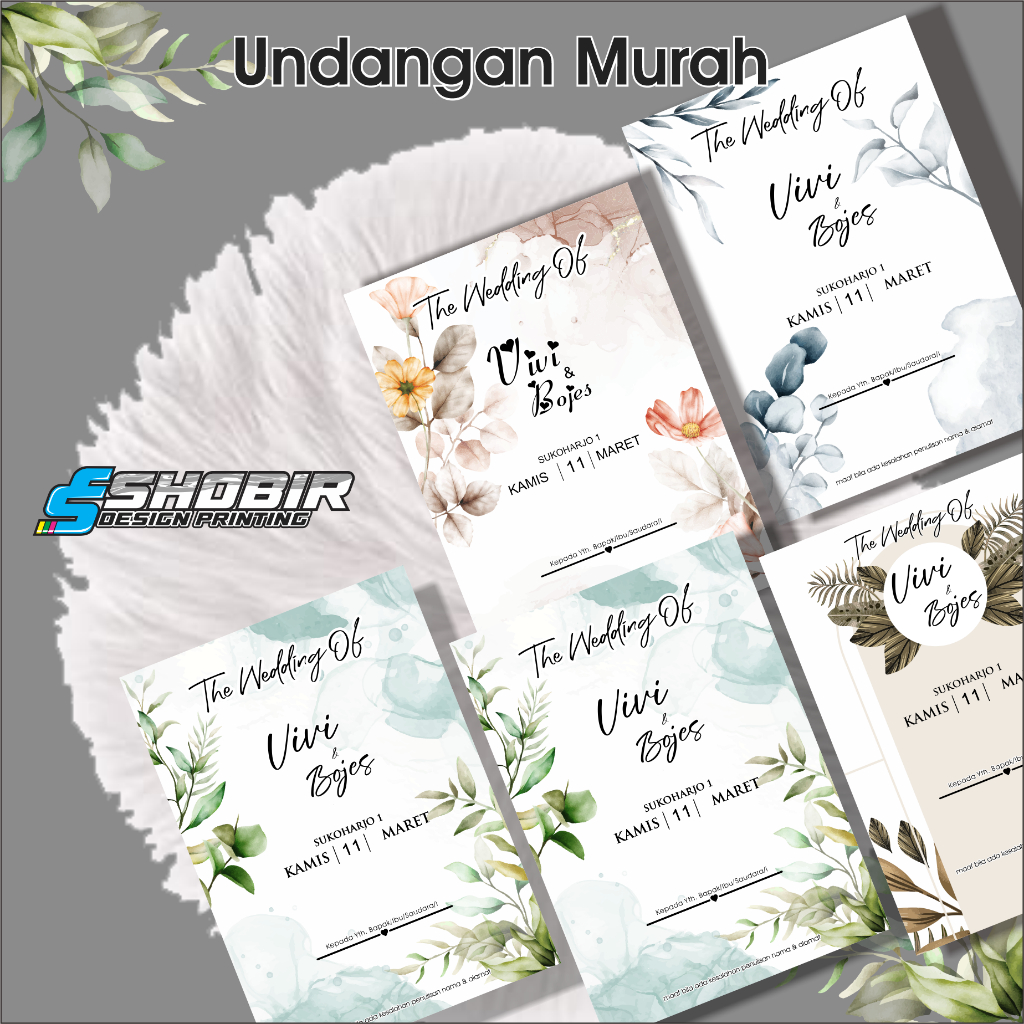 Jual UNDANGAN PERNIKAHAN MURAH SIMPEL - Undangan Pernikahan Undangan ...