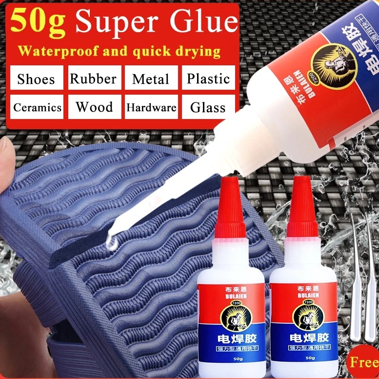 Jual Super glue 50ml Multifungsi Kuat Semua Bahan yang Dapat ...