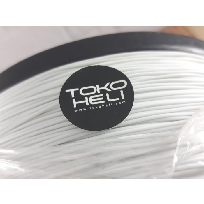 Jual 30 AWG Silicone Wire Cable 100 Cm White - Kabel Putih | Shopee ...