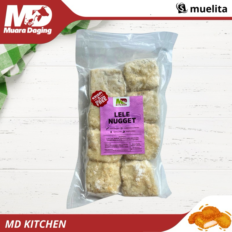 Jual MD Kitchen KRISPI LELE NUGGET (menggunakan gluten free breadcrumbs ...